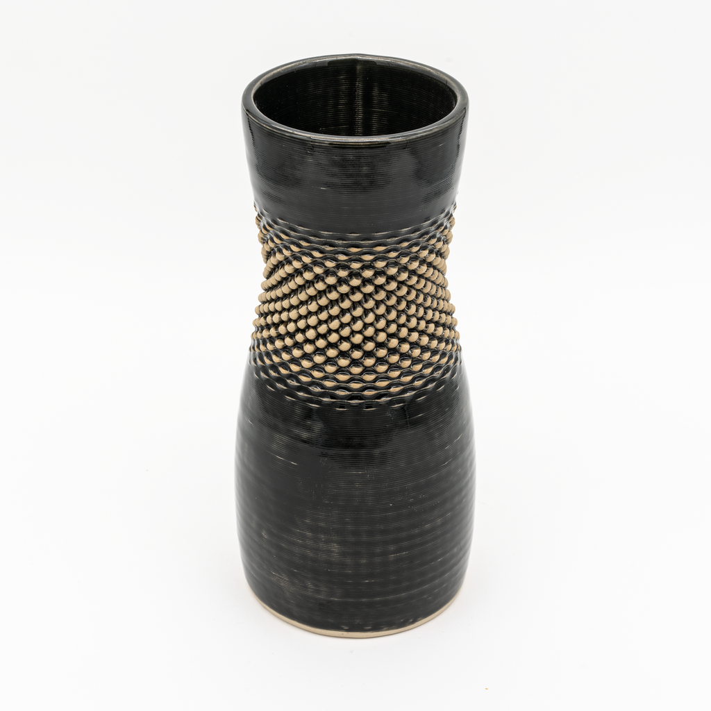 Vase, black – additiveceramics